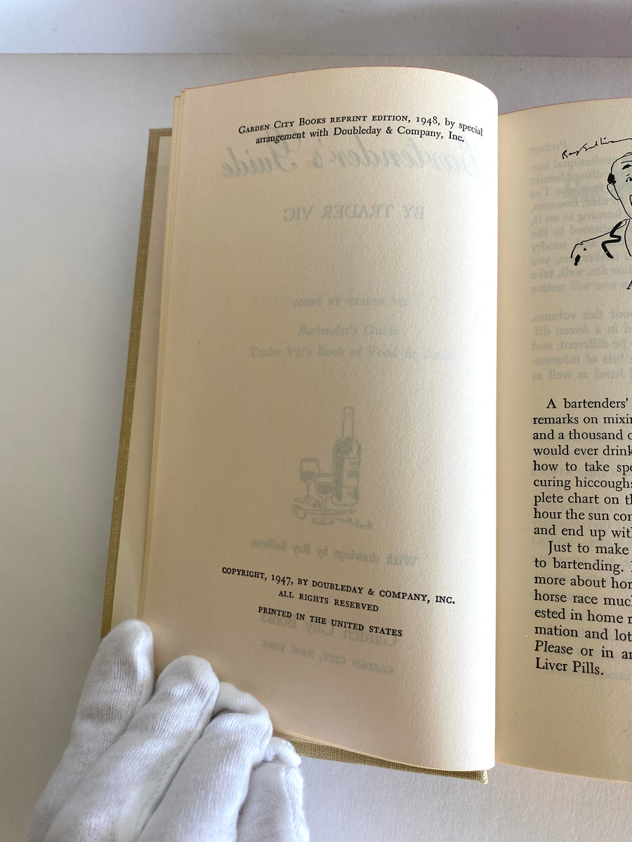 1948 Bartender's Guide by Trader Vic (with dust cover) – Southern Vintage Wares