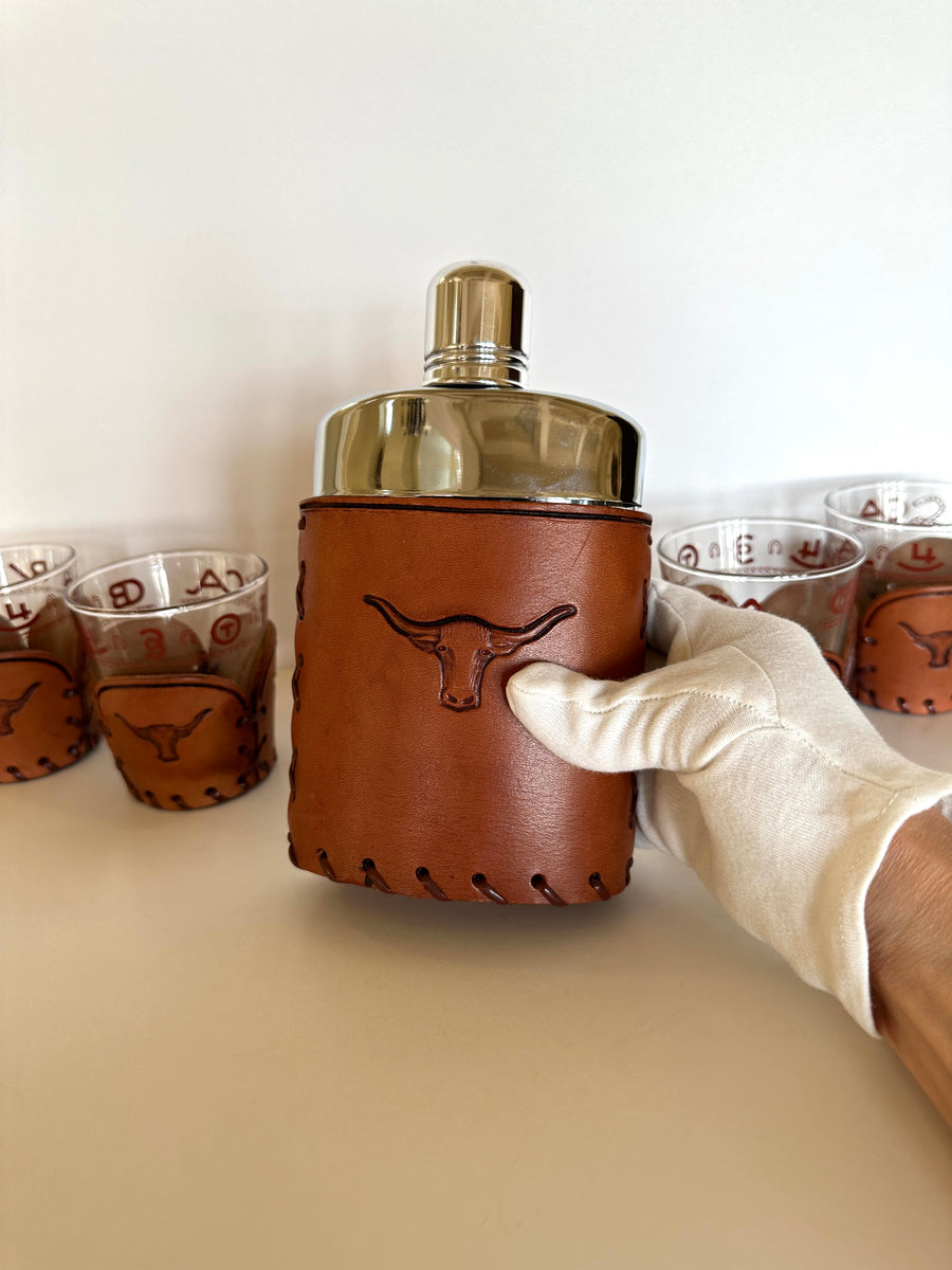 Libbey Bamco Flask Glasses Set – Southern Vintage Wares