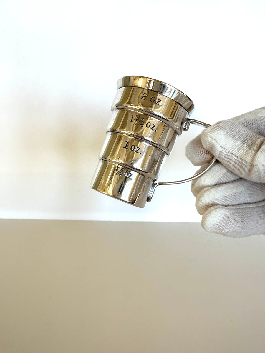 Vintage Napier Stepped Graduated Jigger – Southern Vintage Wares