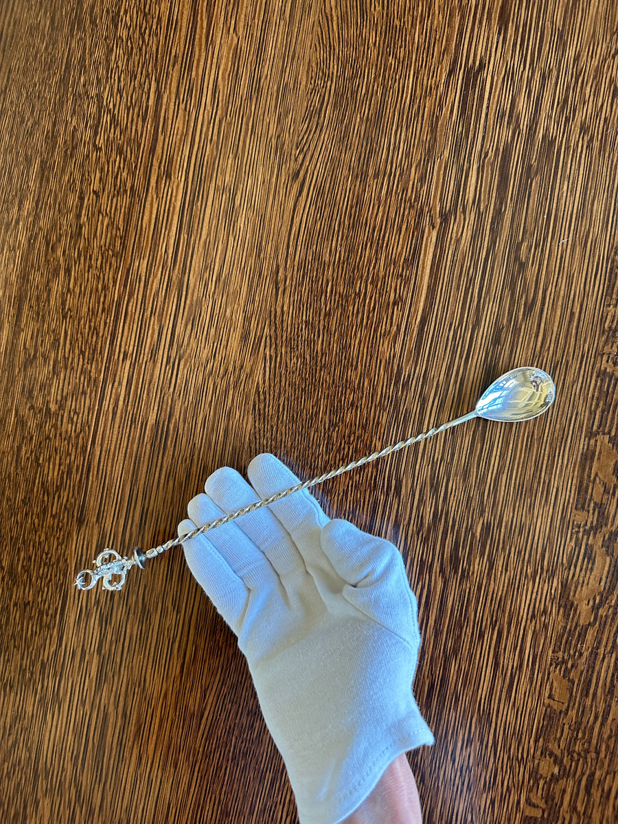 Sterling Silver Cocktail Spoon Twisted Stem – Southern Vintage Wares