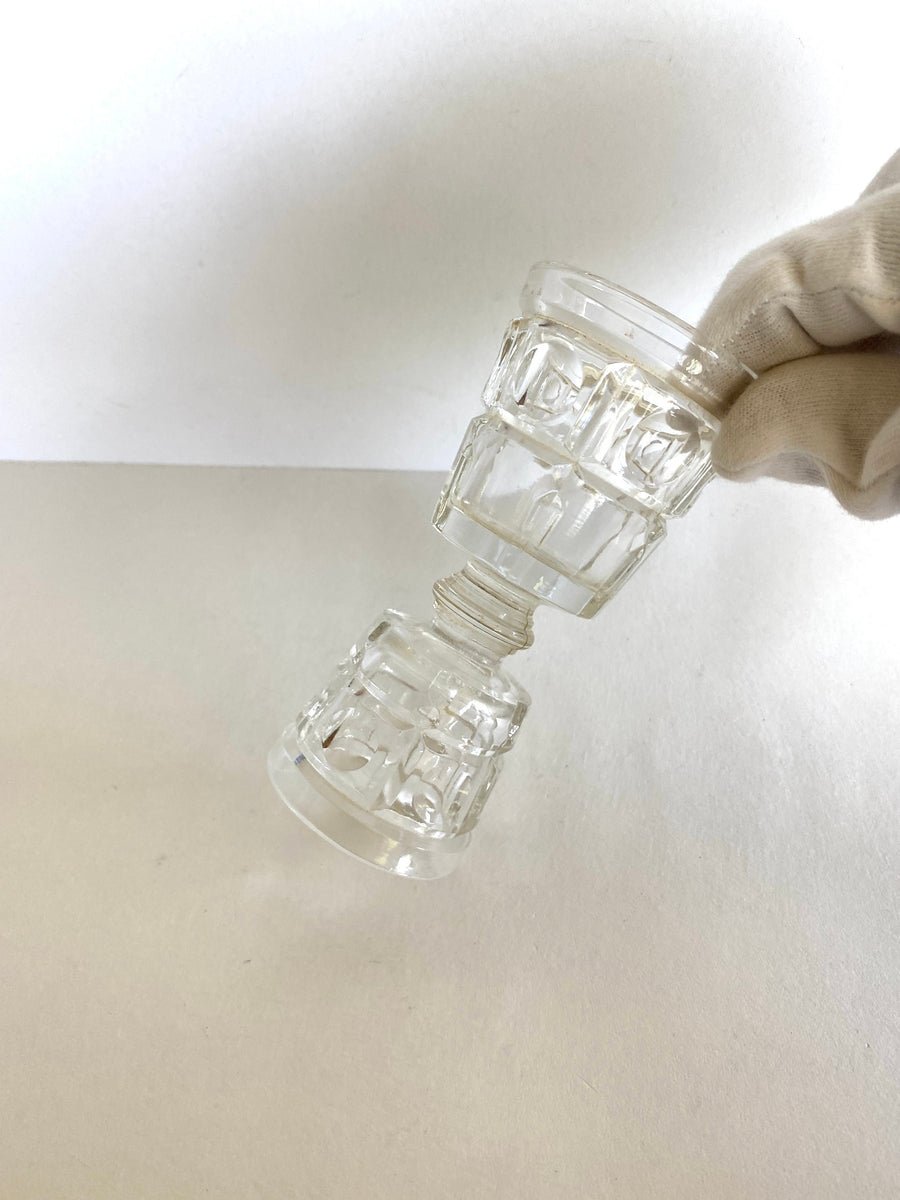 Pressed Glass Double Jigger – Southern Vintage Wares