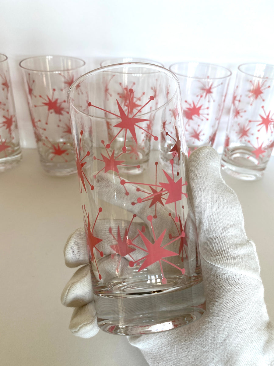 Atomic Starburst Glasses Federal Glass Co – Southern Vintage Wares